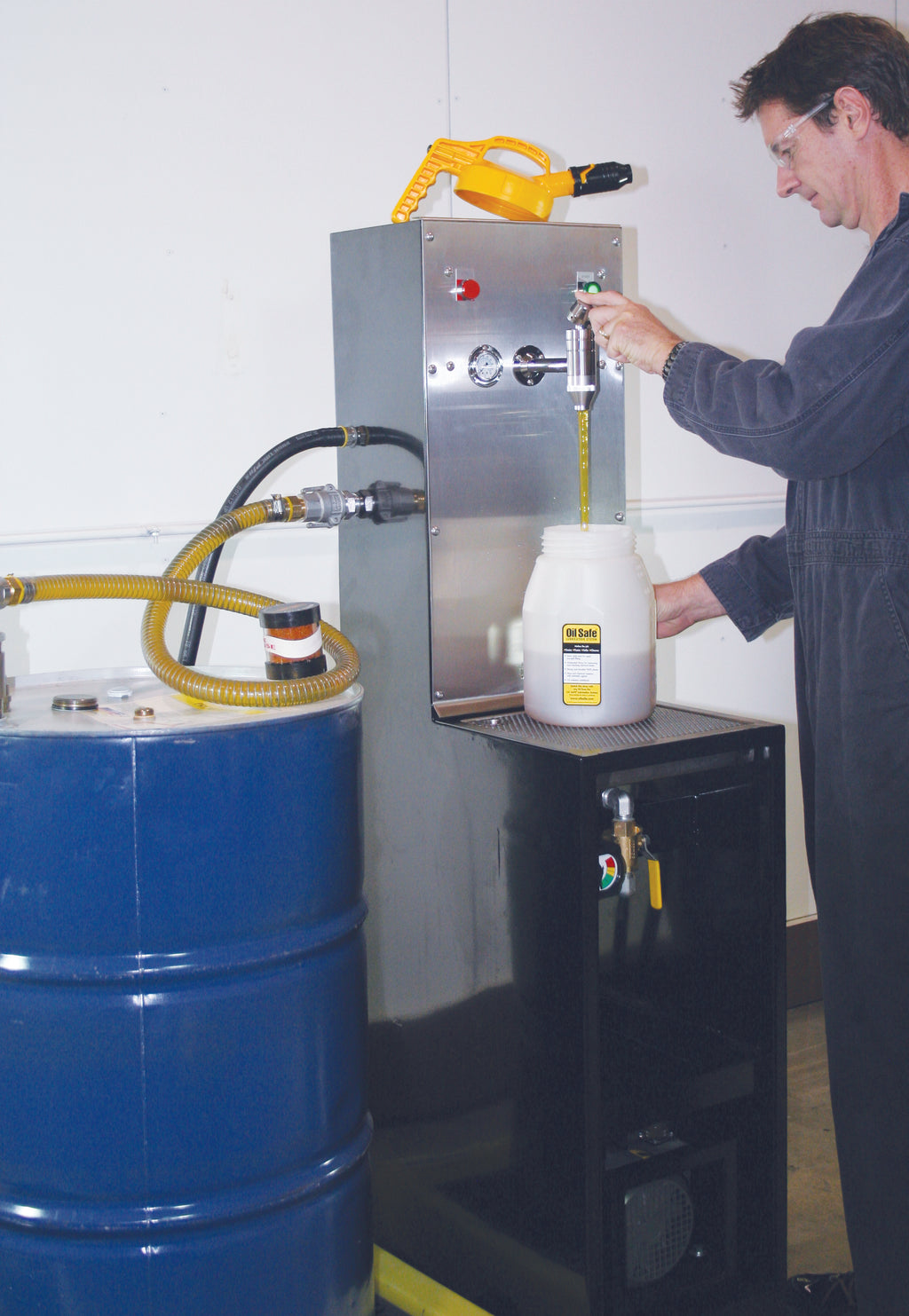 OilSafe 55 Gallon Drum Work Station 110V - 894500 – RelaWorks